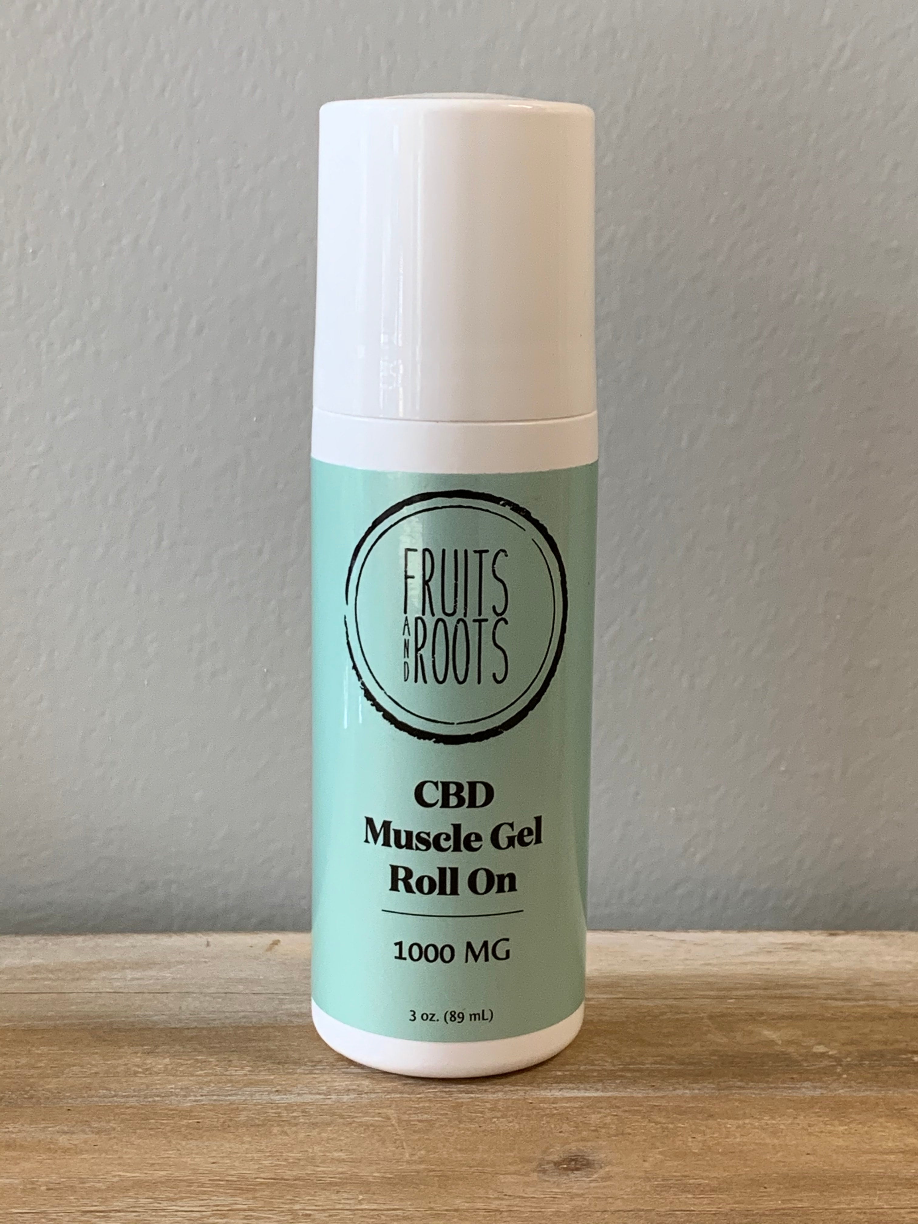 1000MG Muscle Gel | Fruits and Roots CBD